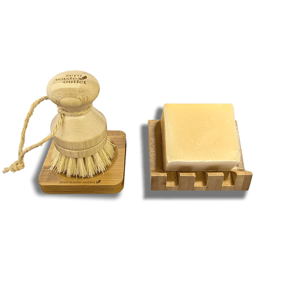 4-PC Zero Waste Dishwashing Starter Kit - Plastic-Free - Eco-Shipping ...