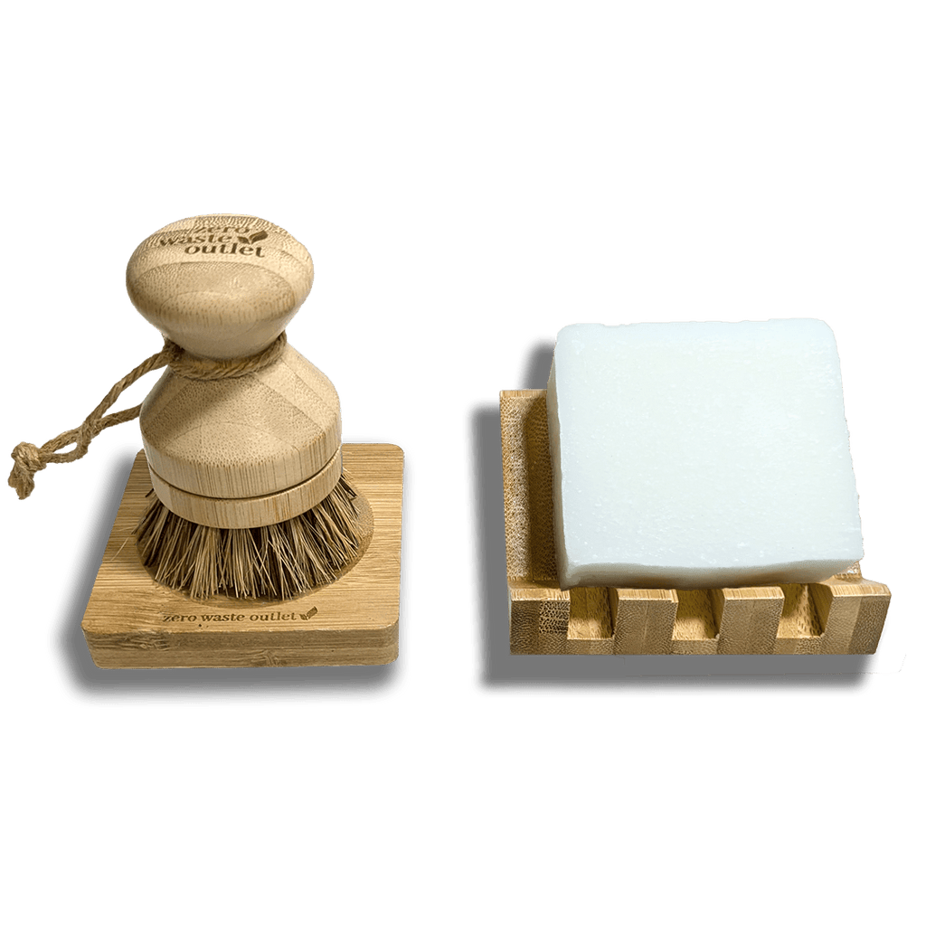 4-PC Zero Waste Dishwashing Starter Kit - Plastic-Free - Eco-Shipping ...