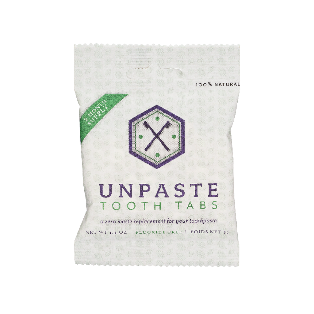 FLUORIDE-FREE Unpaste Tooth Tabs - Now With Nano-Hydroxyapatite – Zero ...