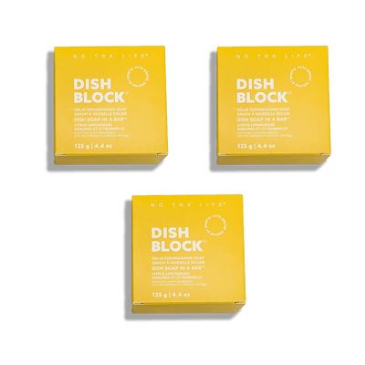 Zero Waste Dish Washing Block- Looks & Works Great, No Plastics, Vegan ...