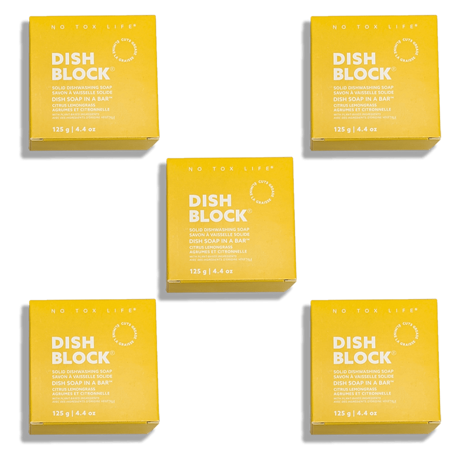 Zero Waste Dish Washing Block- Looks & Works Great, No Plastics, Vegan ...