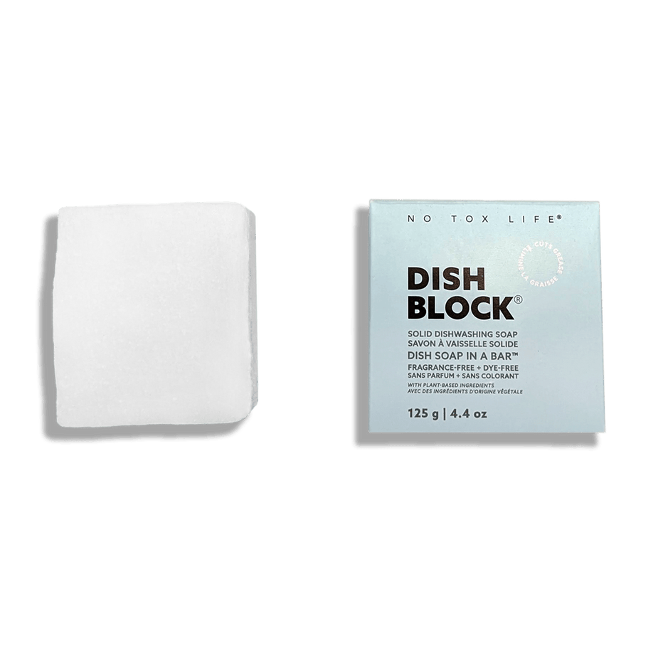Zero Waste Dish Washing Block- Looks & Works Great, No Plastics, Vegan ...