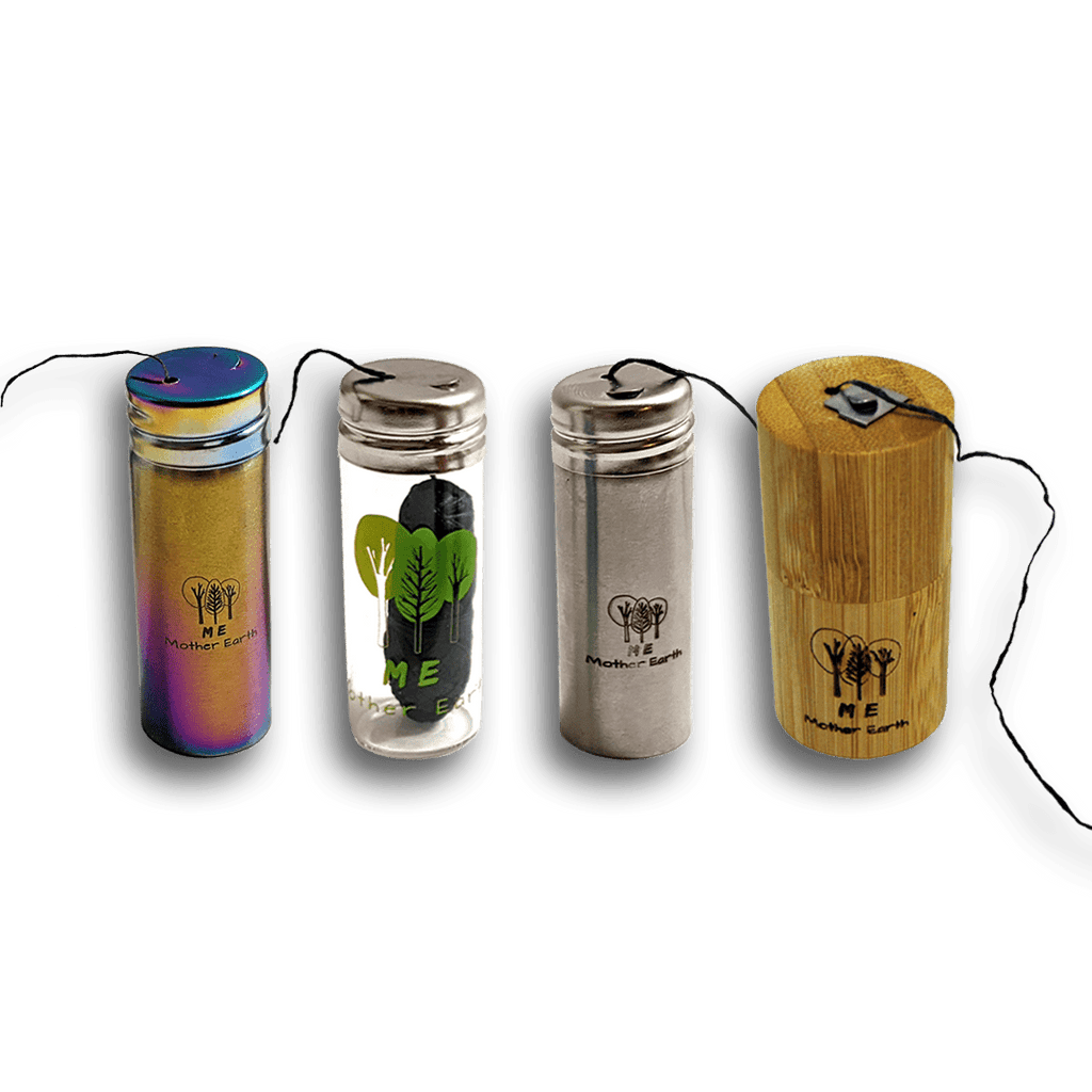 Plastic-Free Floss - Vegan - Refillable Glass Case - Compostable – Zero ...