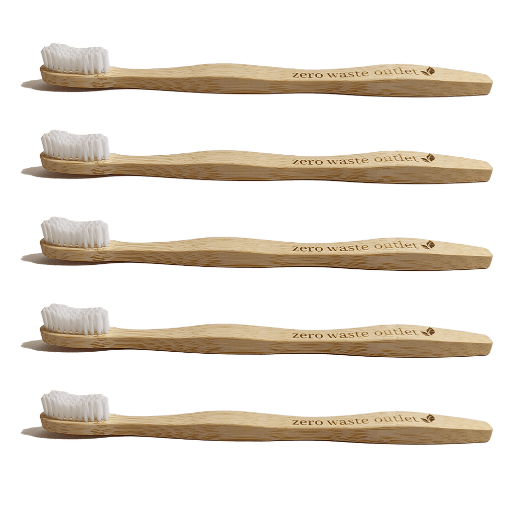 Adult Bamboo Toothbrushes - Modern Design & Sustainable – Zero Waste Outlet