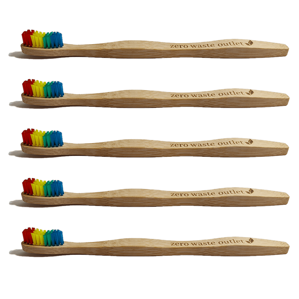 Adult Bamboo Toothbrushes - Modern Design & Sustainable – Zero Waste Outlet