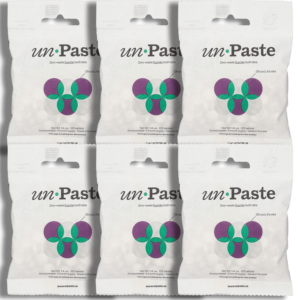 Unpaste Tooth Tabs - With FLUORIDE - Vegan - CINNAMON or MINT Flavor ...